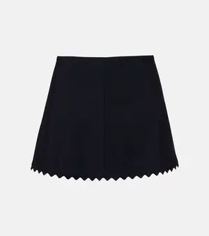 KARLA COLLETTO Ines Scalloped Mini Skirt