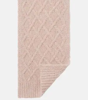 Moncler Embroidered Alpaca-blend Scarf