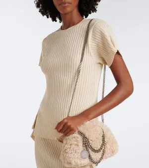 Stella McCartney Falabella Mini Shoulder Bag - Beige