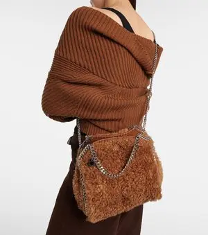 Stella McCartney Falabella Mini Shoulder Bag - Brown