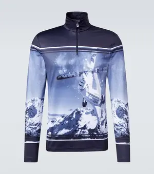 Bogner Verti Printed Ski Top
