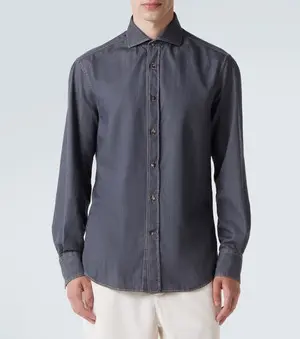 Brunello Cucinelli Denim Shirt - Blue