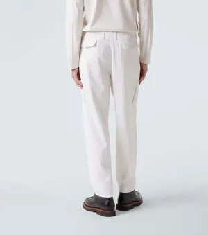 Brunello Cucinelli Cotton Straight Pants