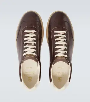 Brunello Cucinelli Leather Sneakers