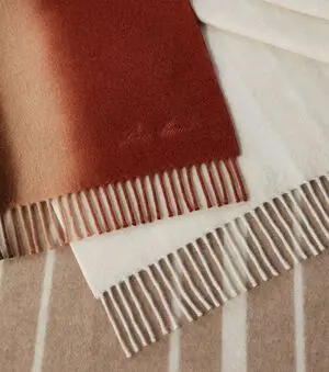 Loro Piana Dégradé Striped Cashmere Throw
