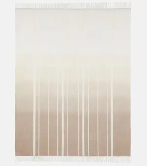 Loro Piana Dégradé Striped Cashmere Throw - Neutrals