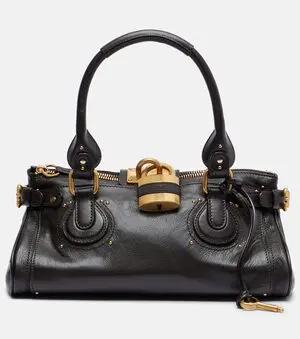 Chloé Paddington Small Leather Shoulder Bag - Brown