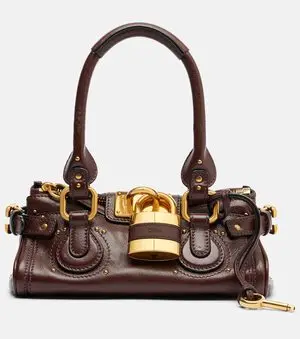 Chloé Paddington Small Leather Shoulder Bag - Brown