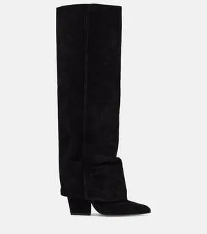Paris Texas Jane 100 Suede Knee-high Boots