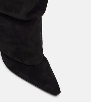 Paris Texas Jane 100 Suede Knee-high Boots
