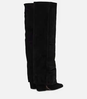 Paris Texas Suede Knee-high Boots