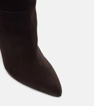 Paris Texas Elsa 100 Suede Over-the-knee Boots - Black