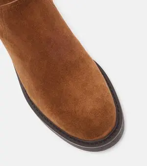 Veronica Beard Creswell Suede Mid-calf Boots