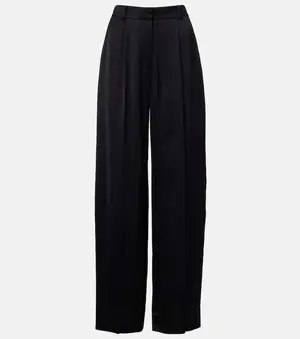 TOTEME Satin Wide-leg Pants