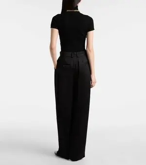 TOTEME Satin Wide-leg Pants