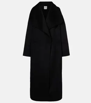 TOTEME Wool And Cashmere Coat - Black