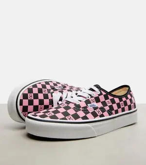 Valentino Garavani Vlogo Checked Sneakers - Pink