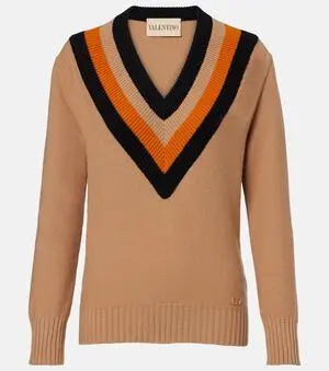 Valentino Garavani V Neck Knitwear For Women