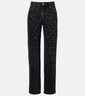 MARANT ETOILE Embellished Straight Jeans