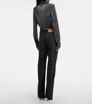 MARANT ETOILE Embellished Straight Jeans