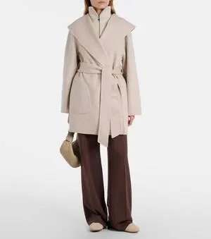Varley Edgemere Wool-blend Wrap Jacket