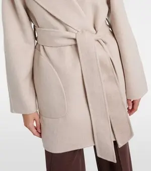 Varley Edgemere Wool-blend Wrap Jacket