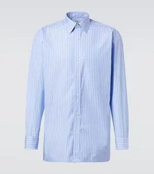 Charvet Striped Cotton Poplin Shirt