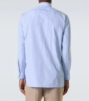 Charvet Striped Cotton Poplin Shirt