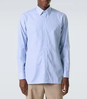Charvet Striped Cotton Poplin Shirt