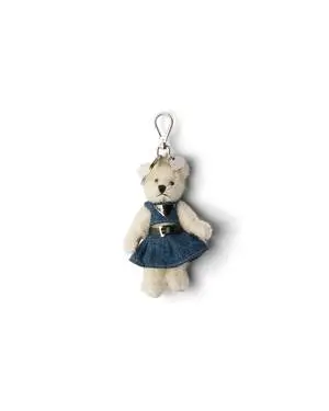Prada Teddy Keychain Charm - White