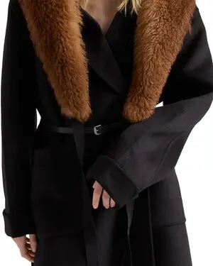 Prada Single-breasted Double Cashwool Coat