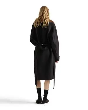 Prada Single-breasted Double Cashwool Coat