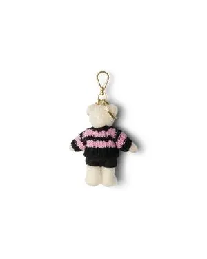 Prada Teddy Keychain Charm - Pink