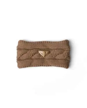 Prada Wool Headband Brown