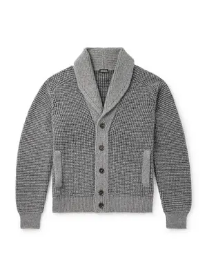 Men's Gray Knit Cardigans