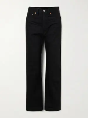 Ralph Lauren High-rise Wide-leg Jeans - Black