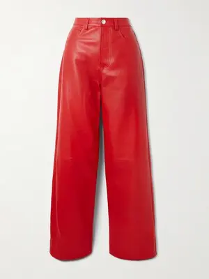 RÓHE Leather Relaxed Pants