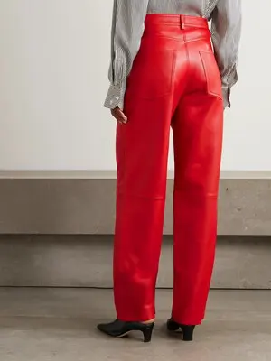 RÓHE Leather Relaxed Pants