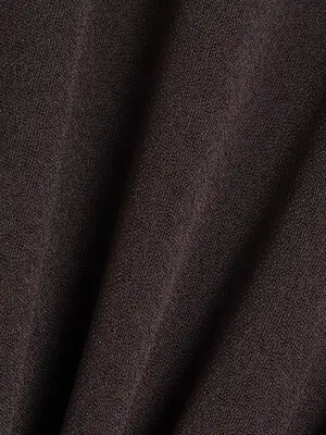 Rick Owens Asymmetric Paneled Gathered Jersey Gown - Brown