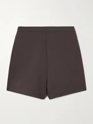 Rick Owens Dirt Bolan Stretch-jersey Shorts - Brown