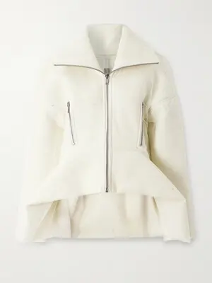 Rick Owens Wool Peplum Jacket