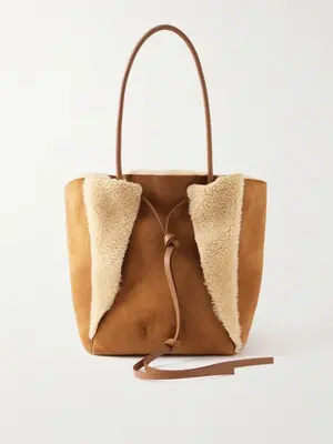 Gabriela Hearst Marija Shearling Tote - Brown