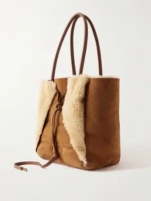 Gabriela Hearst Marija Shearling Tote - Brown