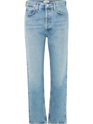 '90s High-Rise Straight-Leg Jeans for Women