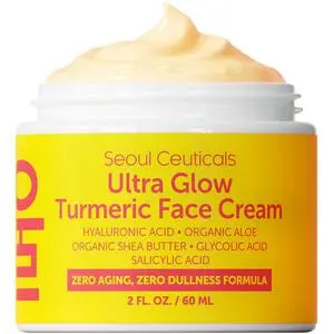 SEOUL CEUTICALS Korean Skin Care Ultra Glow Turmeric Face Cream - One-color