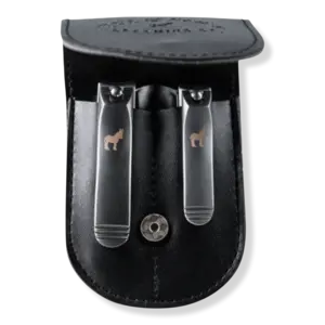 PETE & PEDRO Nail Clipper Stainless Steel Set With Leather Case - One-color