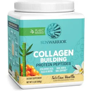 SUNWARRIOR Collagen Building Protein Peptides Tahitian Vanilla 500 Grams - One-color