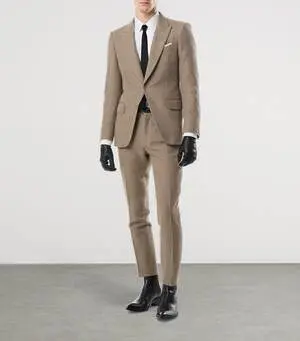 TOM FORD Virgin Wool-blend Sequinned Blazer