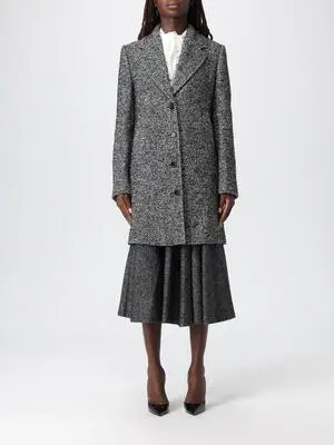 Dolce & Gabbana Textured Tailored Coat - Grey