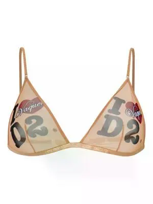Dsquared2 X Vaquera Triangle Bra - Neutrals
